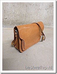 Vintage tuigleren tas / vintage leather bag | Bestwelhip